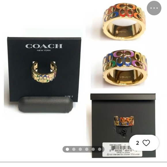Coach | Jewelry | Coach Ring | Poshmark